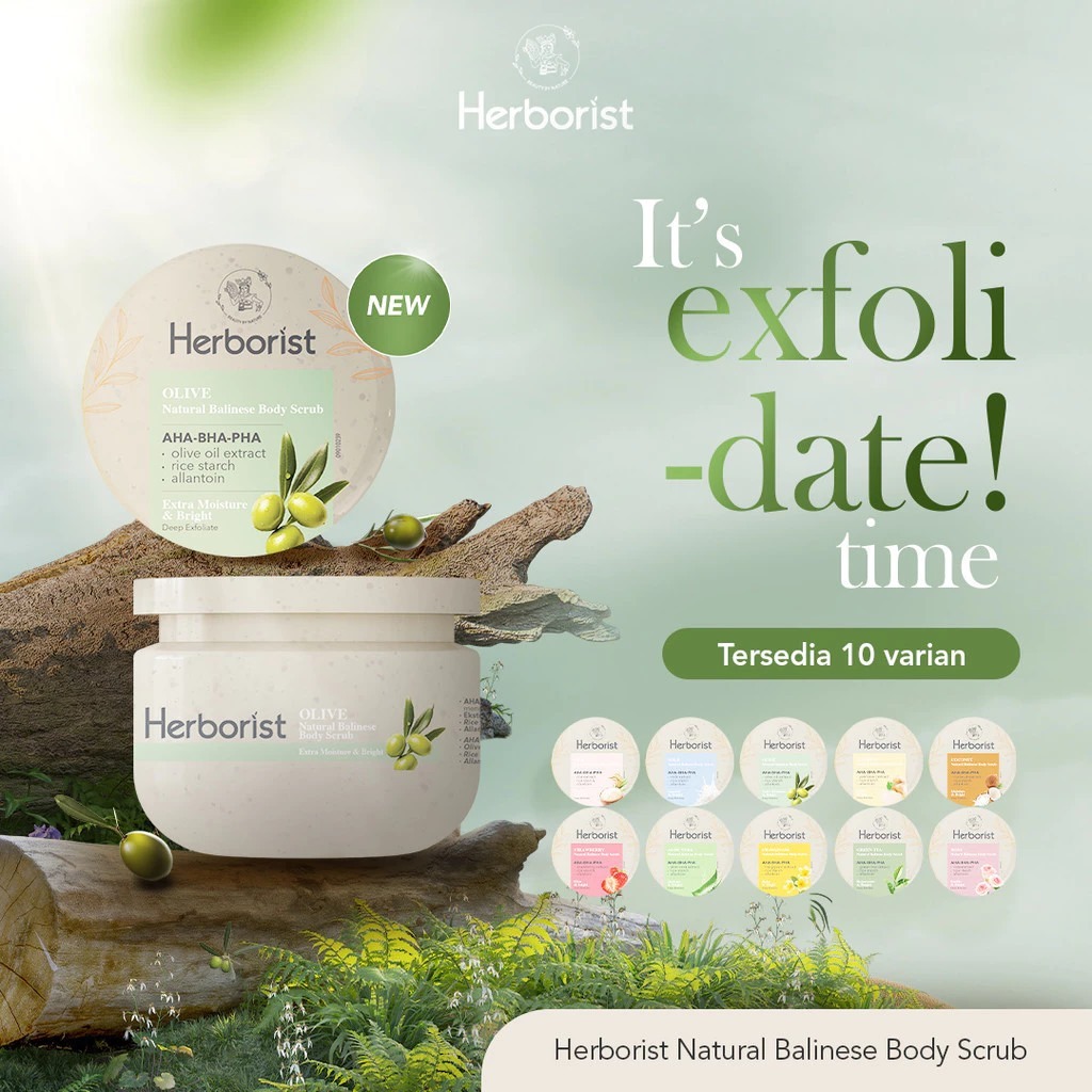 Jual HERBORIST NATURAL BALINESE BODY SCRUB 100 GR | Shopee Indonesia