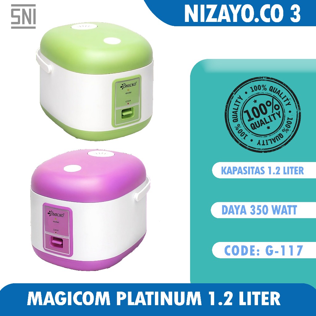 Jual Magicom 1.2 Liter Omicko Original Bergaransi Resmi Bisa COD / Rice ...