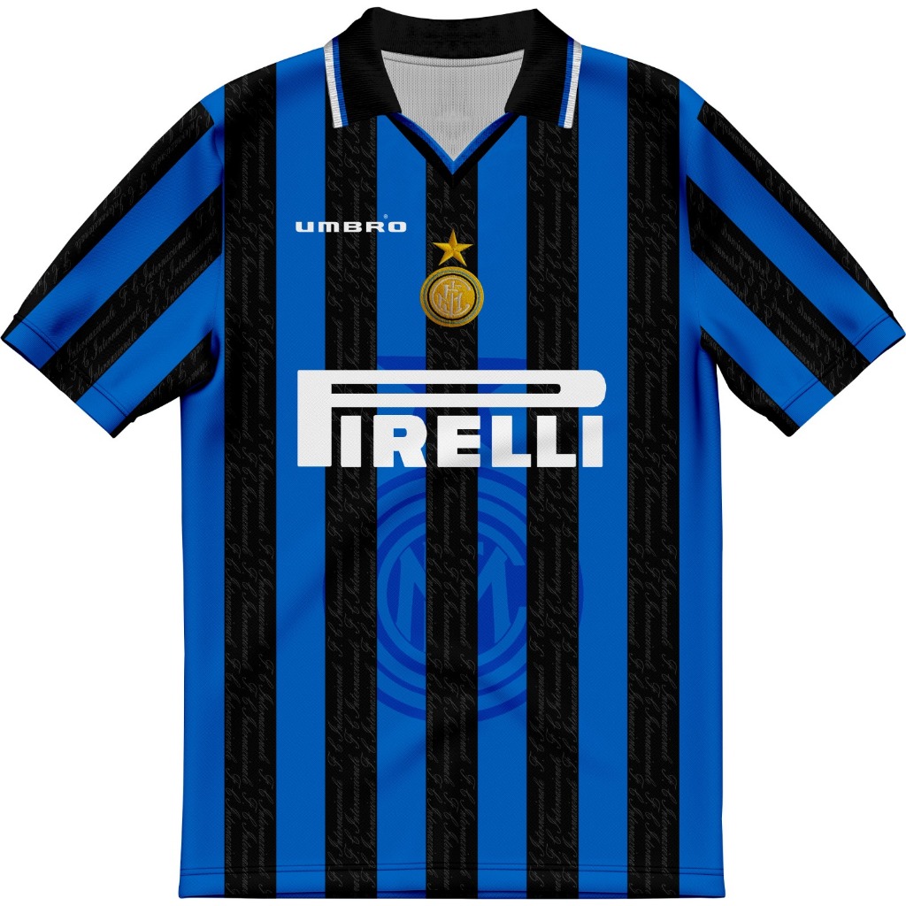 Jual 1997-98 RETRO Inter Milan Home//KAOS BOLA INTER//FULLPRINTING FREE ...