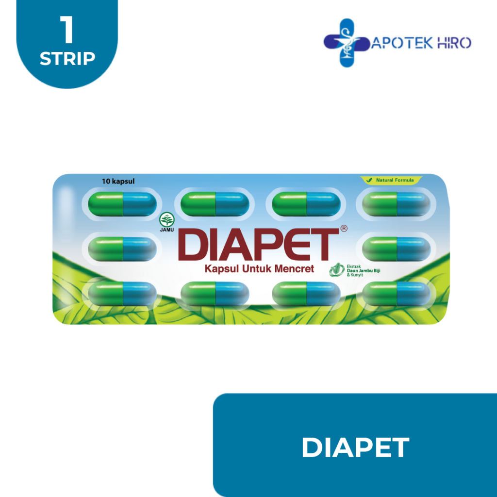 Jual DIAPET - 1 STRIP ISI 10 KAPSUL | Shopee Indonesia