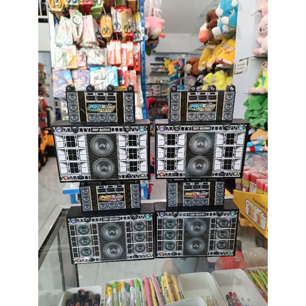 Jual SOUND SYSTEM MINIATUR/MUSIK DAN LAMPU/SOUND DT 18/MAINAN SOUND ...