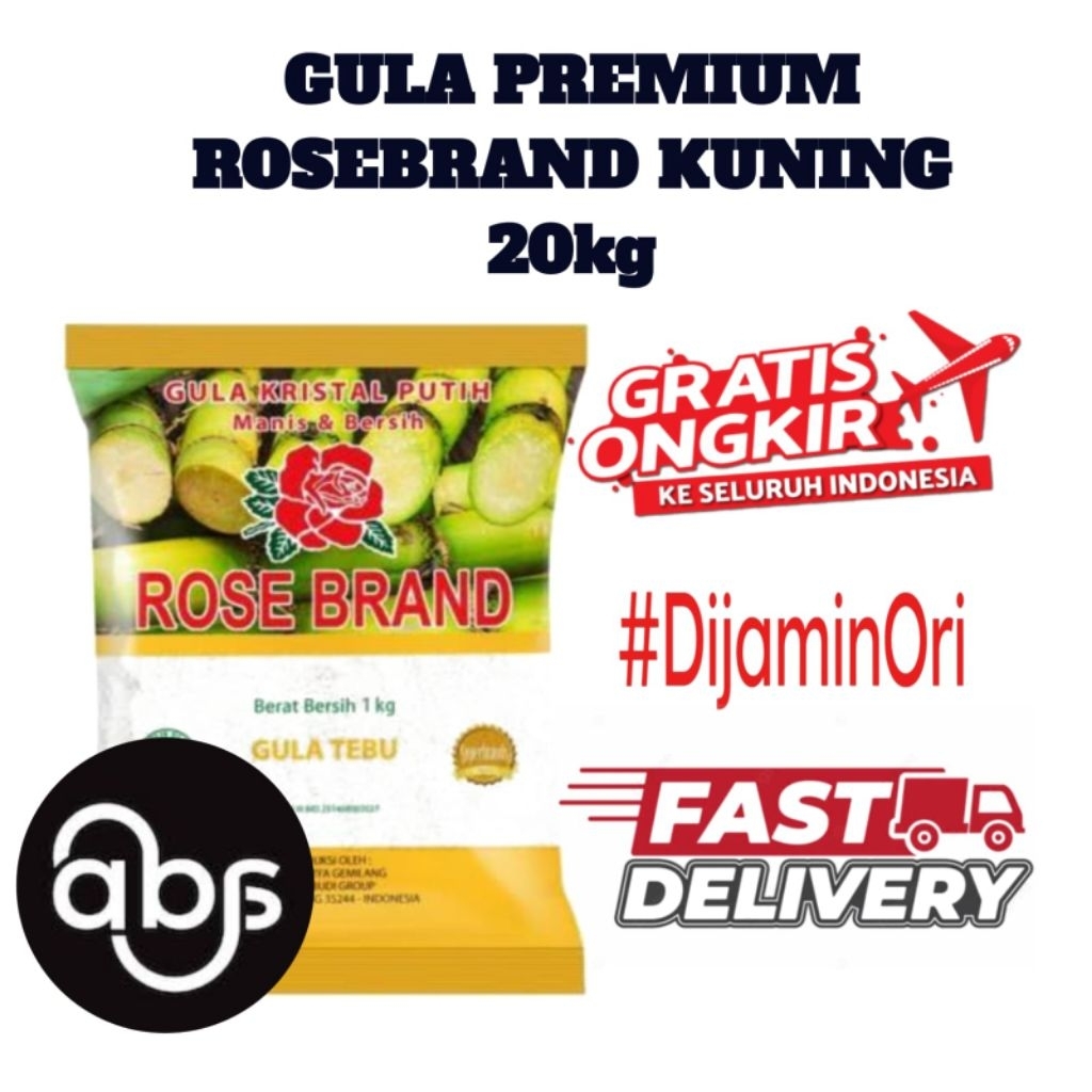 Jual GULA ROSEBRAND KUNING 20kg | Shopee Indonesia