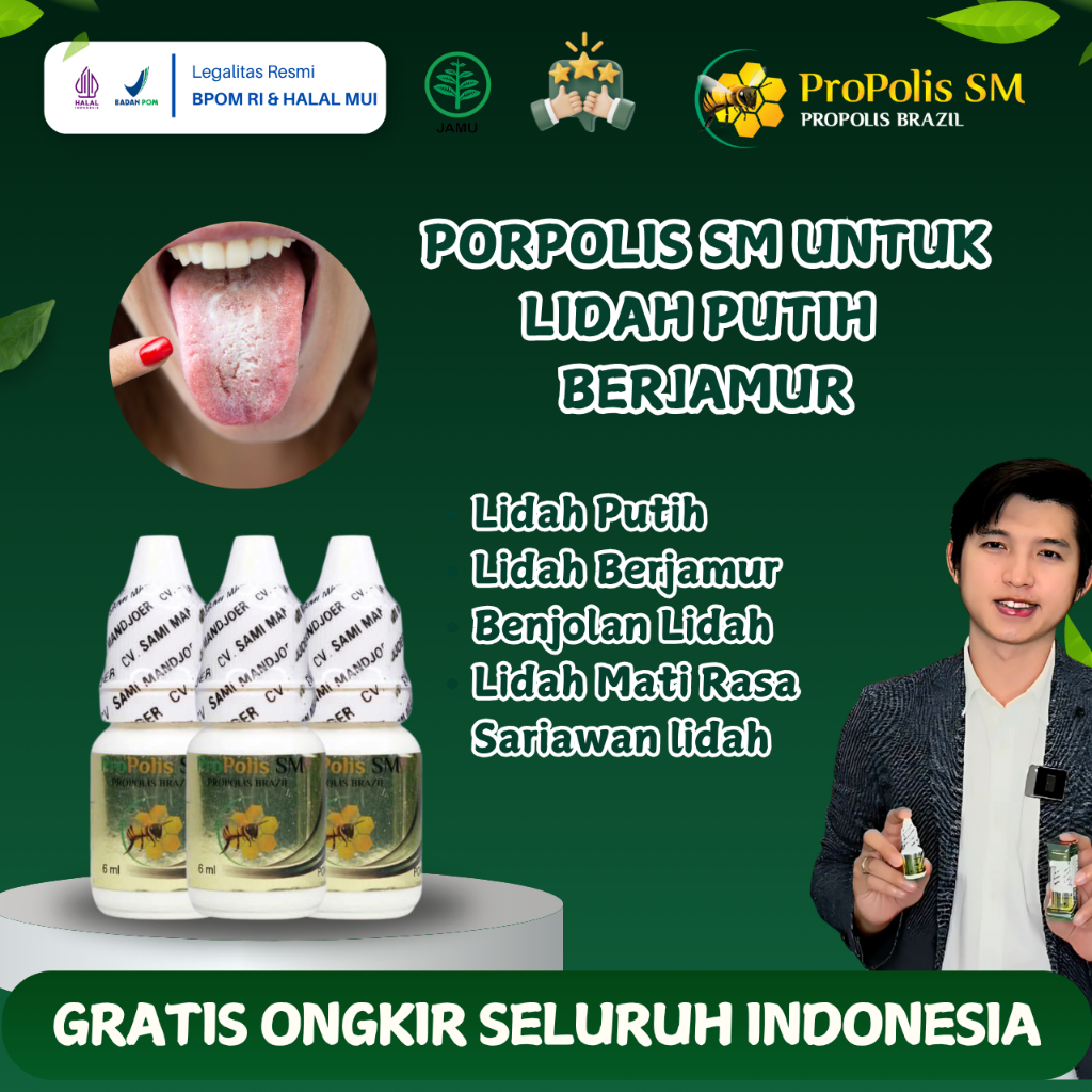 Jual Obat lidah Putih Berjamur, Benjolan Di Lidah, Lidah Mati Rasa ...