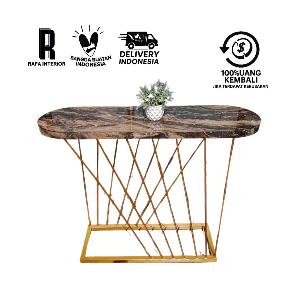 Jual Meja Console Camellia | Meja Console Kaki Besi Minimalis ...