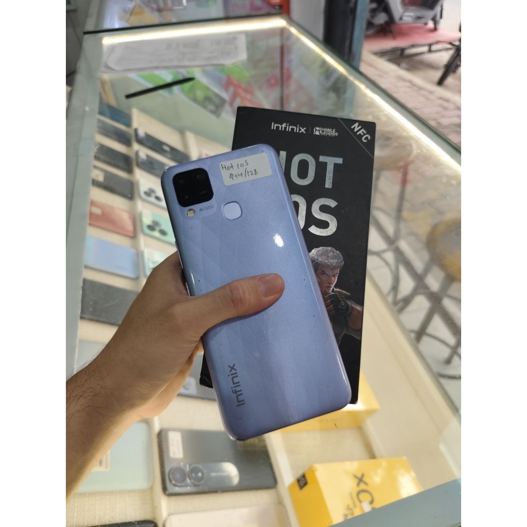Jual infinix hot 10s (4/128) fullset grade b | Shopee Indonesia