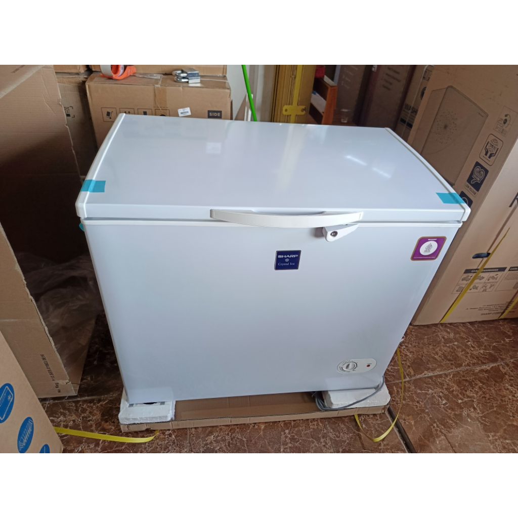 Jual freezer box sharp 200L /freezer sharp frv-200 garansi resmi ...