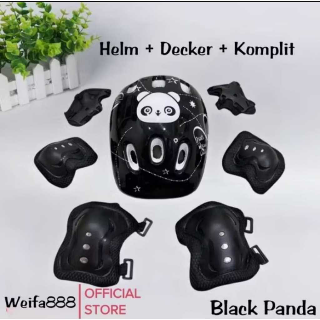 Jual Helm & Decker / Helm & Protector Sepatu Roda / Helm & Protector ...
