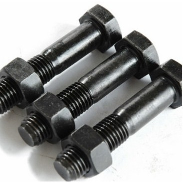 Jual Baut Mur HTB 8.8 - M14 x 45 / 50 / 55 / 60 / 65 / 70 / 75 / 80 / 90 / 100 Baja Hitam Half ...