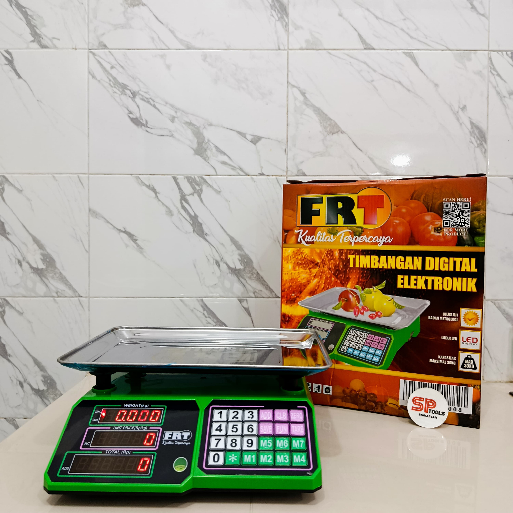 Jual TIMBANGAN DIGITAL BUAH SAYUR KUR LAUNDRY DIGITAL 30KG FRT | Shopee ...