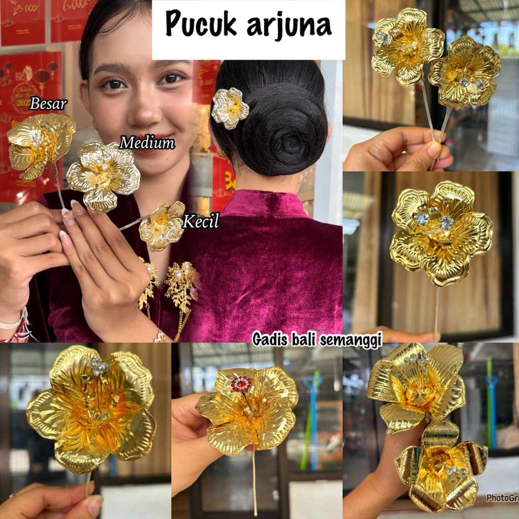 Jual cucuk pucuk arjuna aneka model/ semanggi bali/ sanggul/ semanggi ...