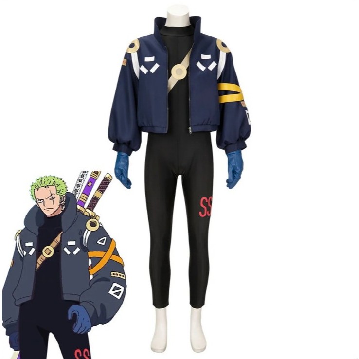 Jual (PDS) ONE PIECE ZORO EGGHEAD COSPLAY JACKET CASUAL KOSTUM | Shopee ...