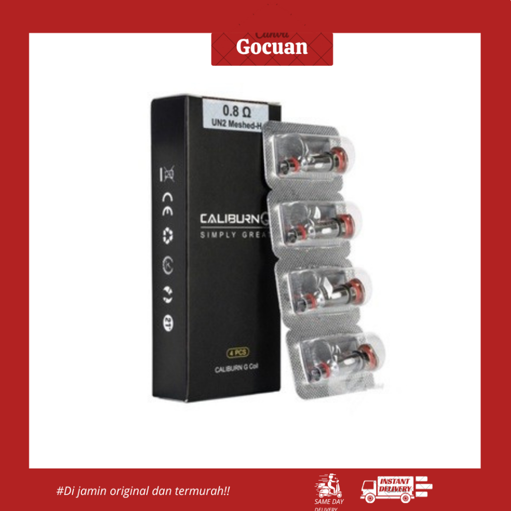 Jual UWELL CALIBURN G G2 GK2 COIL 0.8OHM & 1.0OHM AUTHENTIC COIL G G2 GK2 | Shopee Indonesia