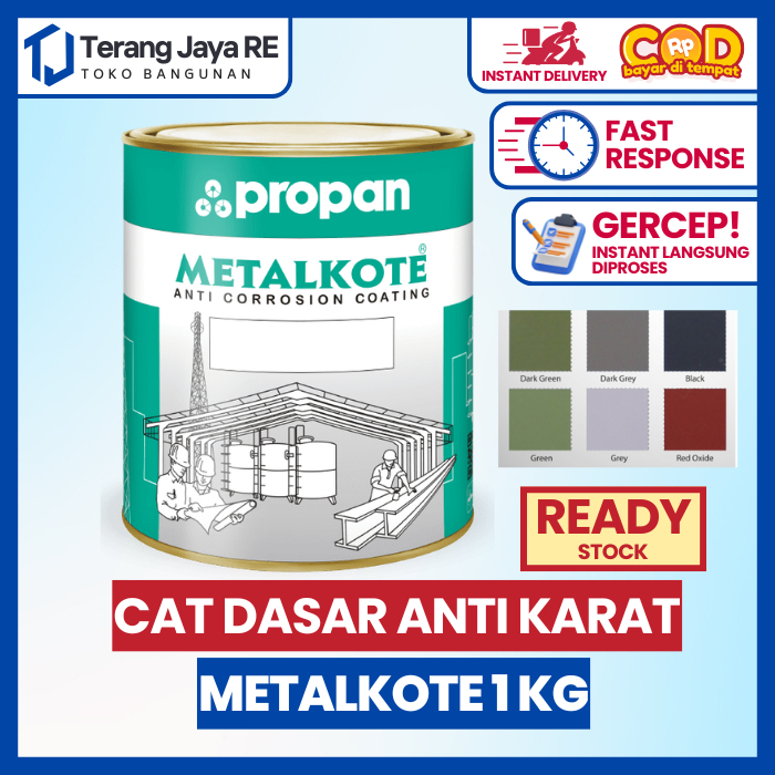 Jual Meni Besi / Zinc Chromate PROPAN Metalkote Alkyd Primer 1 KG - Cat ...