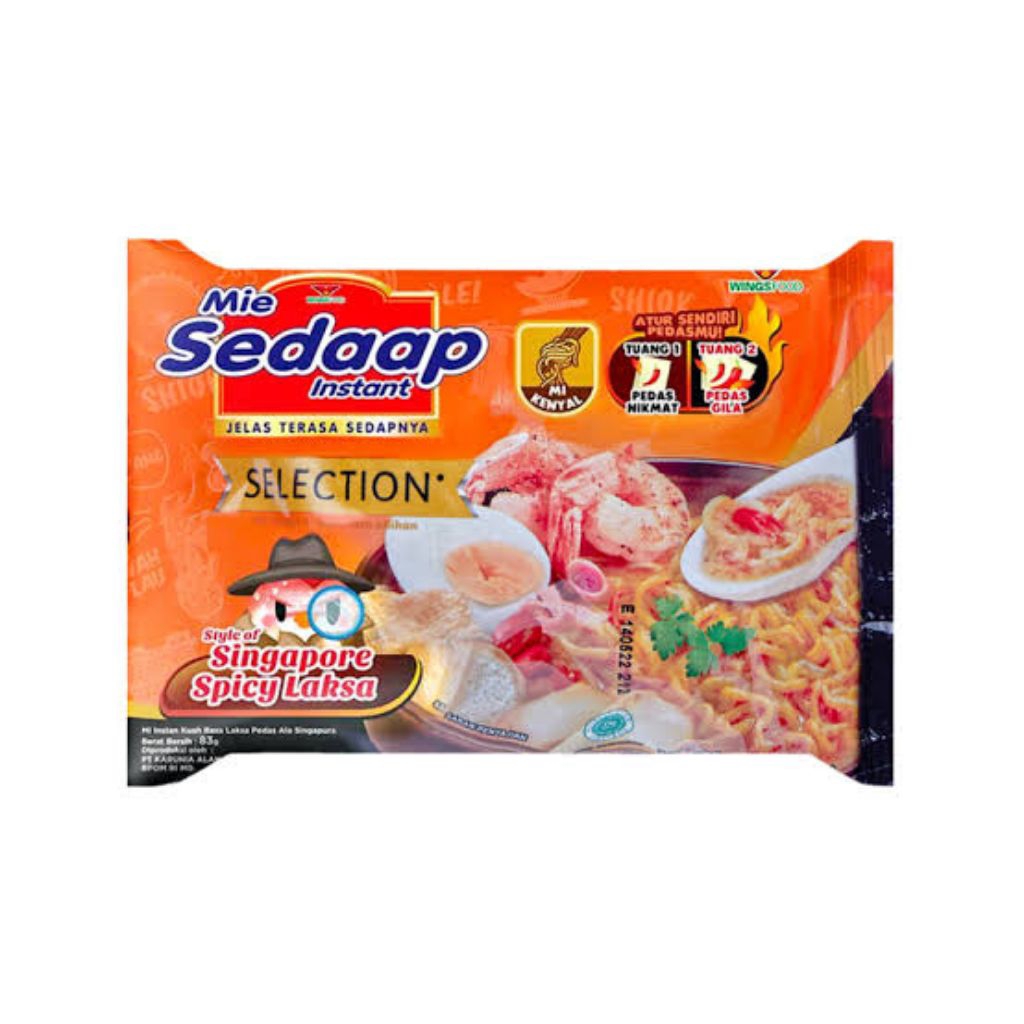 Jual Mie Sedaap Singapore Spicy Laksa || Mie Sedaap Selection || Mie ...