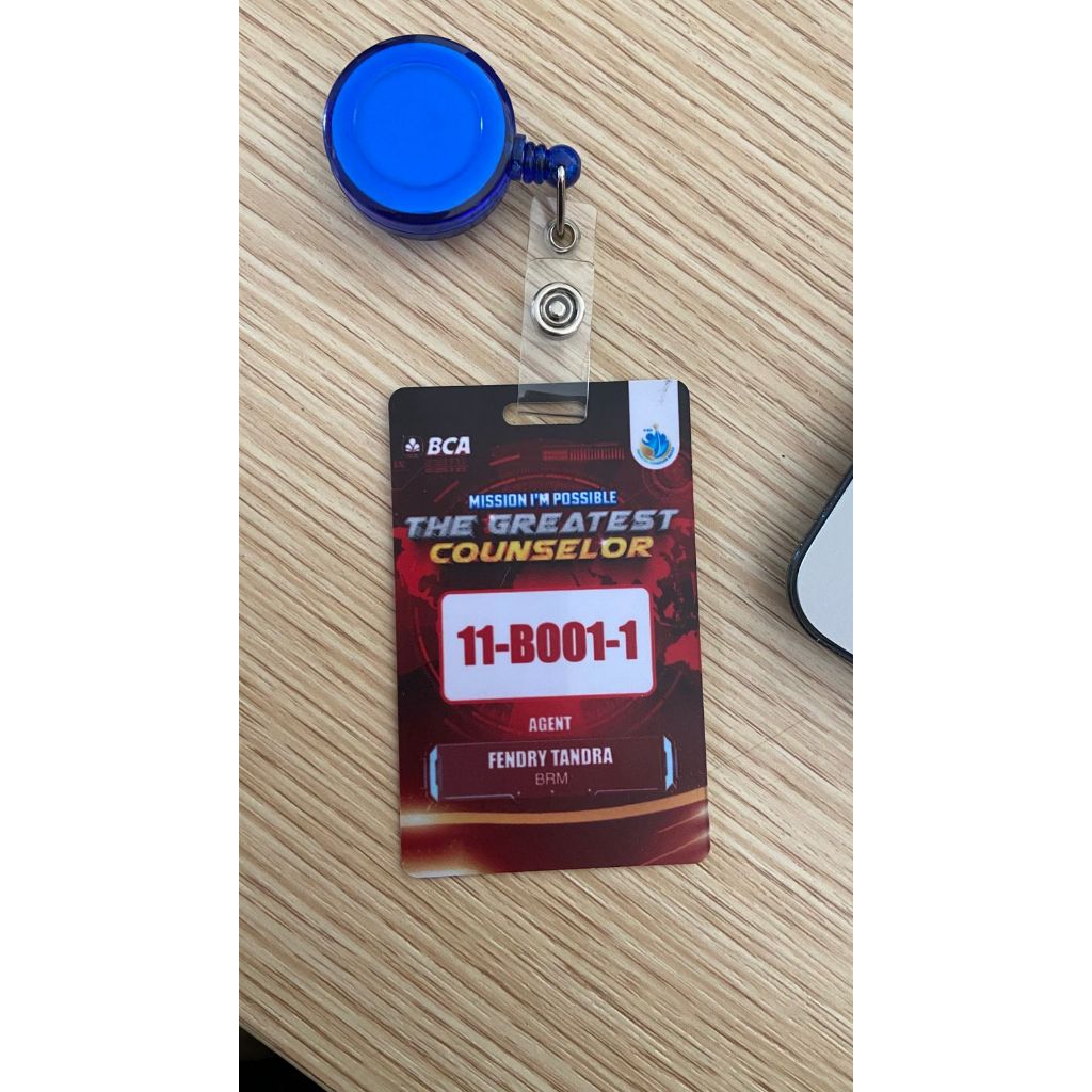 Jual Cetak ID Card Custom Desain Bebas | Name Tag Karyawan / Panitia ...