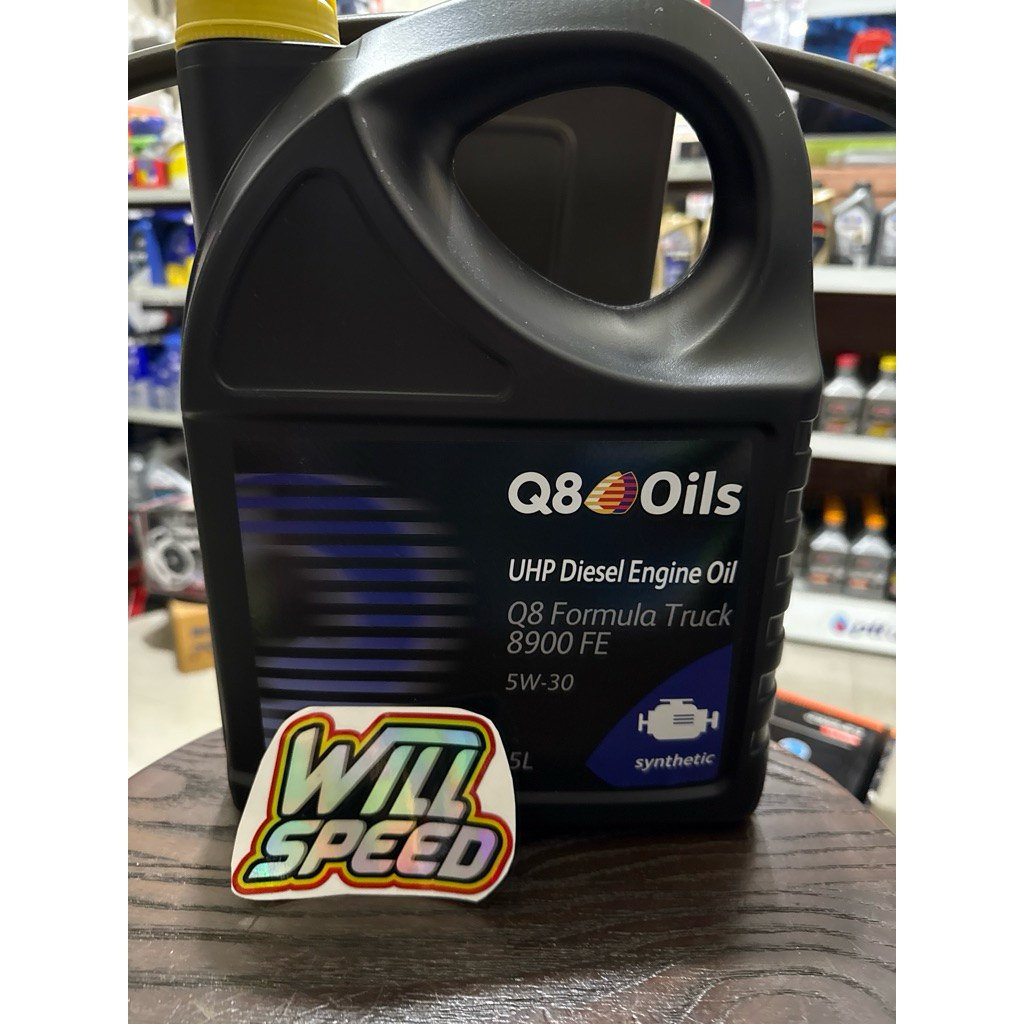 Jual OLI MOBIL DIESEL Q8 8900 5W-30 ULTRA HIGH PERFORMANCE SYNTHETIC ...
