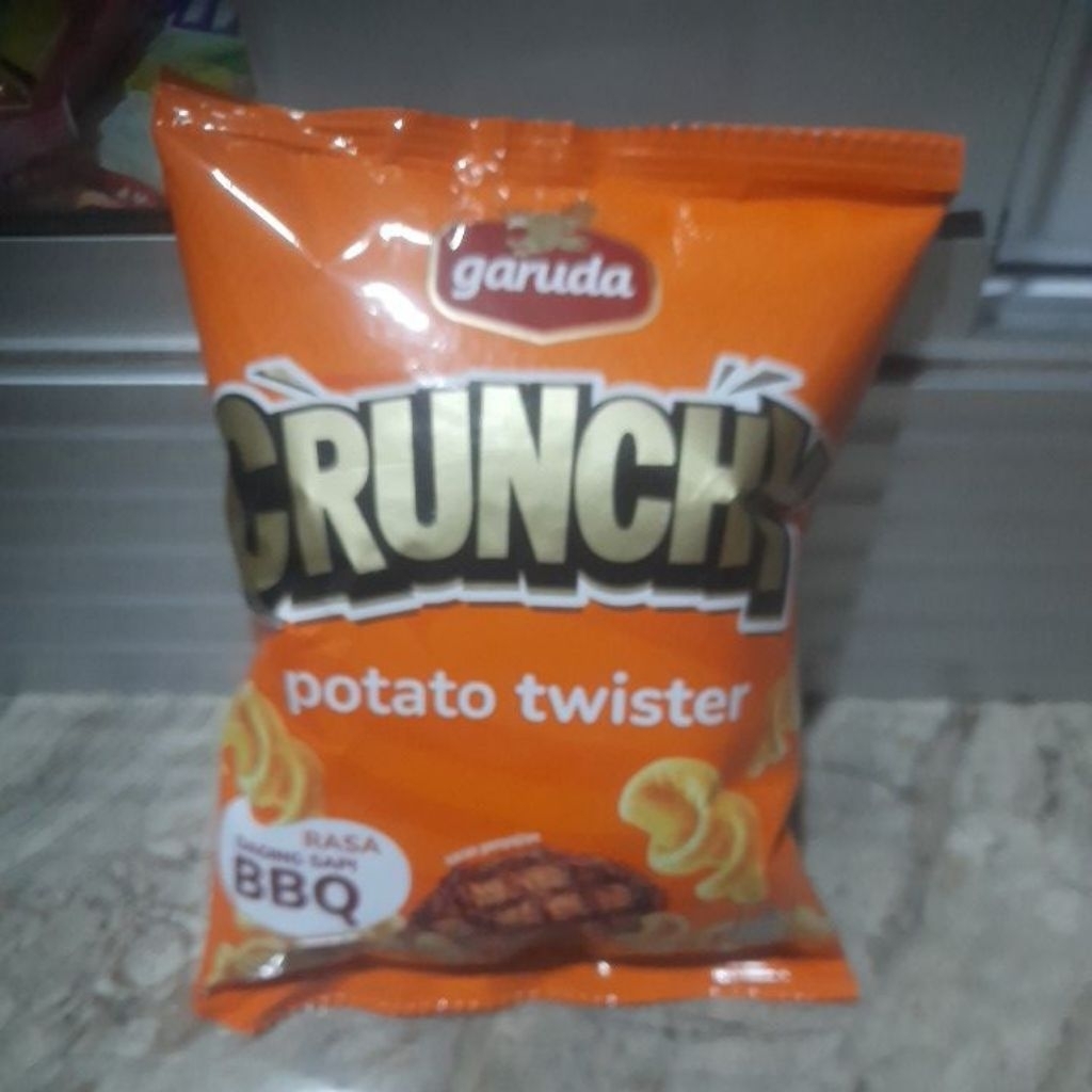 Jual CRUNCHY POTATO TWISTER RASA DAGING SAPI BBQ | Shopee Indonesia