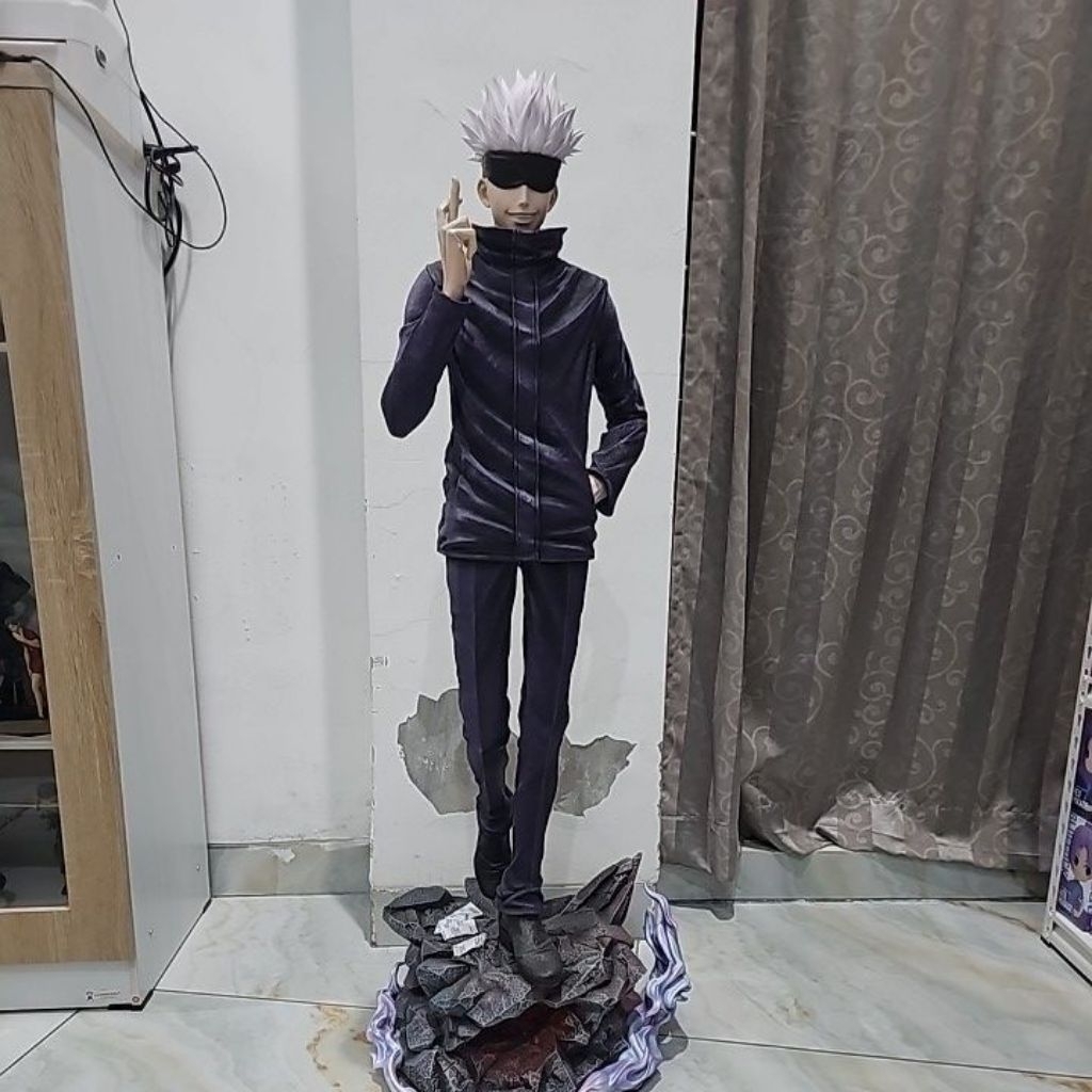 Jual temple studio gojo 1/2 scale 115cm deluxe version resin statue ...