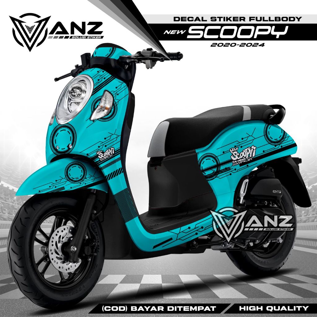 Jual ecal scoopy full body Full Blok Decal Scopy Dekal New Fi 2017 2018 ...