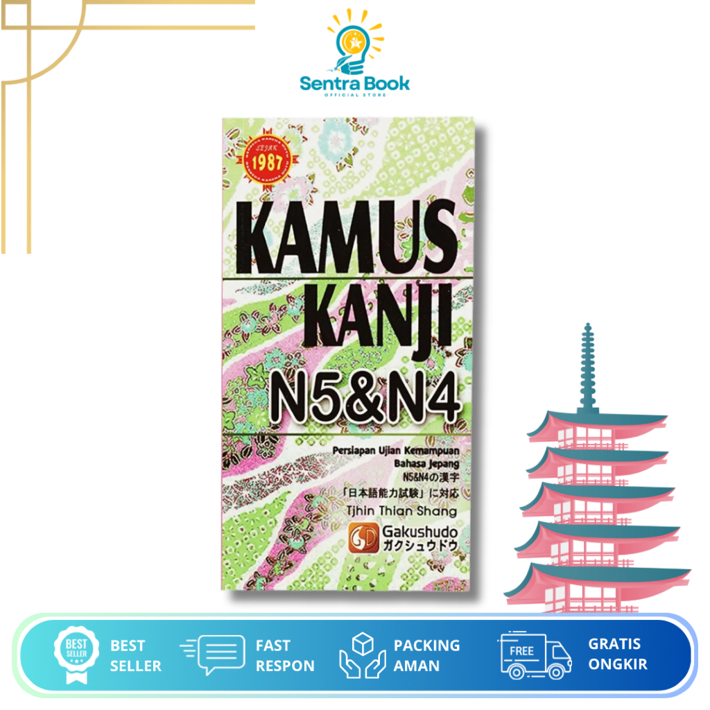 Jual Kamus Kanji N4&N5 Gakushudo Praktis Pemula | Shopee Indonesia