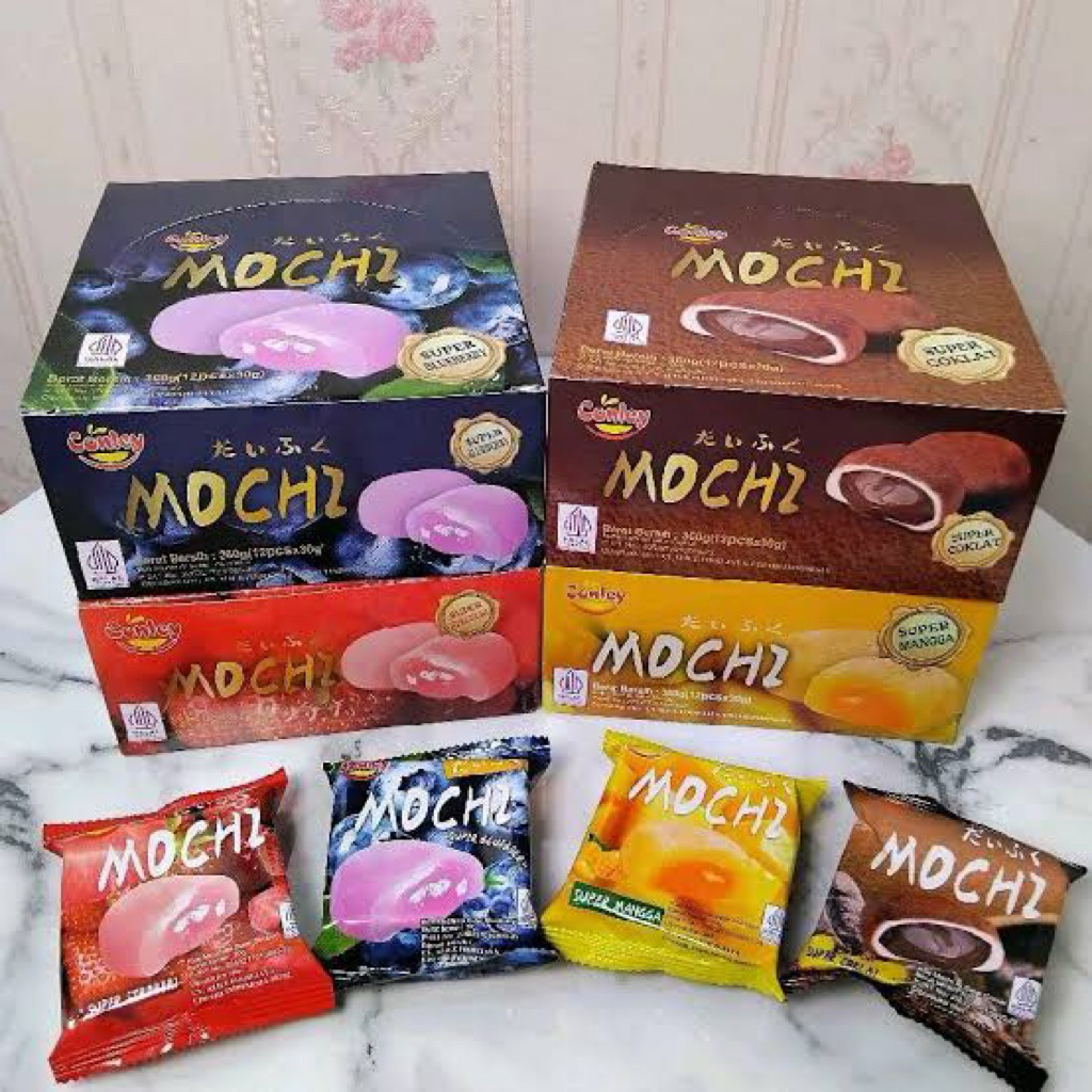 Jual MOCHI VIRAL /MOCHI CONLEY/MOCHI COKELAT/Jajanan viral | Shopee ...