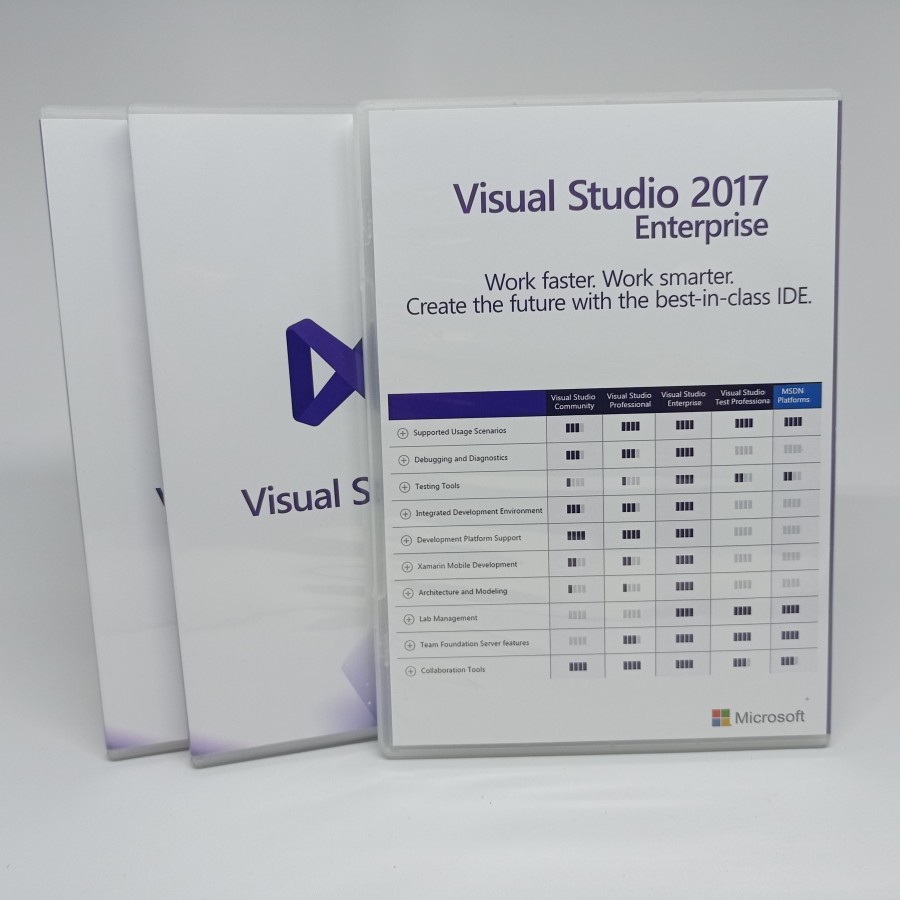 Jual VIsual Studio 2017 Enterprise (FPP Full Box Original With Sticker ...