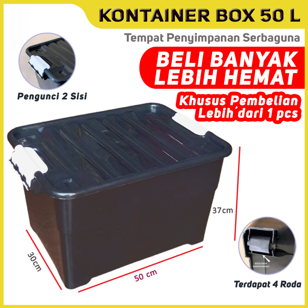 Jual BOX CONTAINER KONTAINER BOX PLASTIK KOTAK PENYIMPANAN BARANG BESAR ...