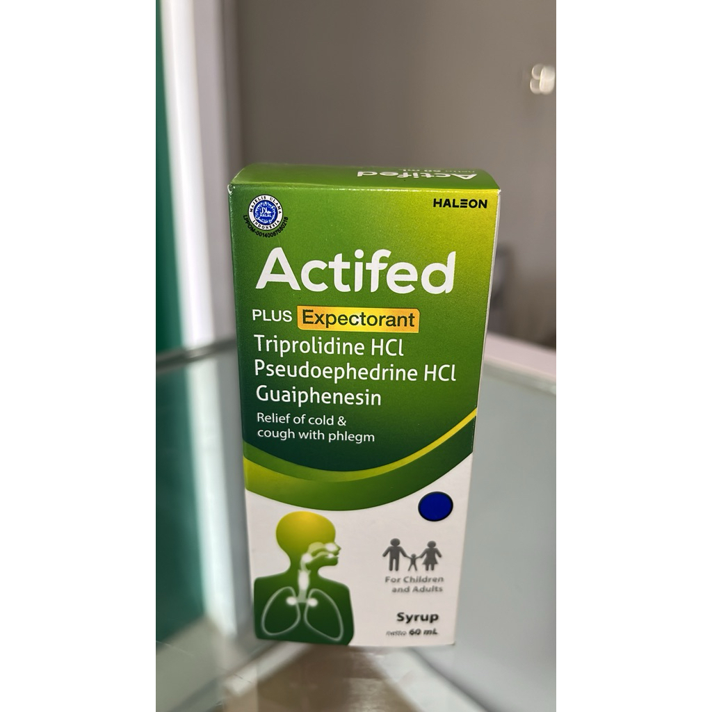 Jual ACTIFED SYRUP HIJAU 60ml #obat batuk berdahak dan pilek | Shopee ...