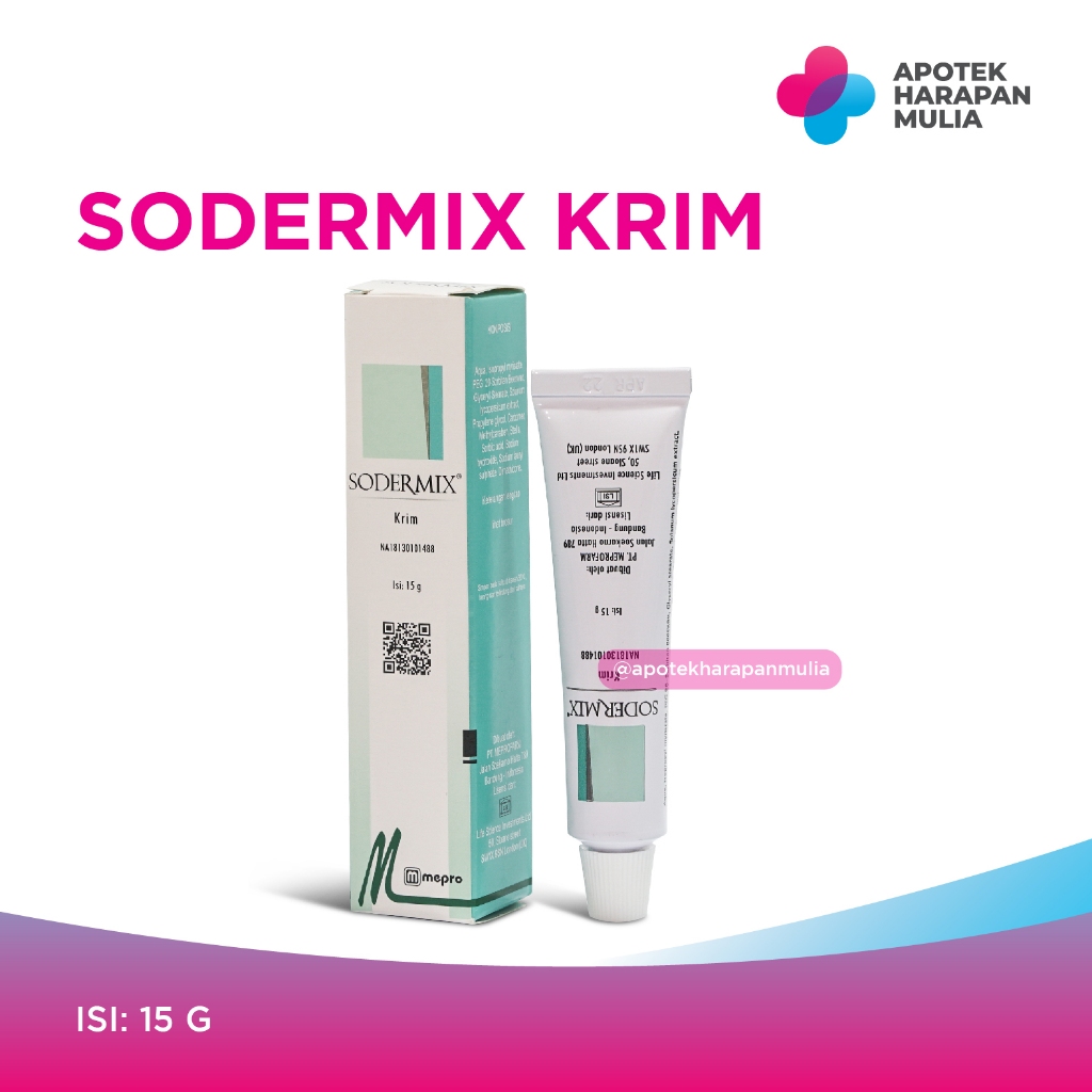 Jual Sodermix Cream - Cream untuk menghilangkan keloid, jaringan parut ...