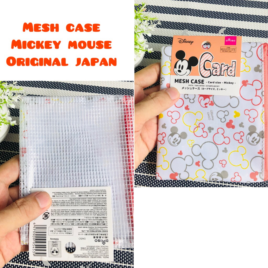 Jual disney edition pouch mesh case donald duck mickey original japan ...