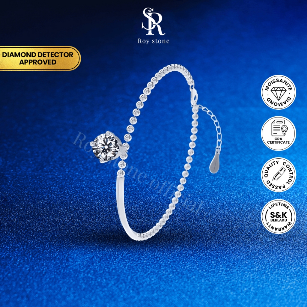 Jual RoyStone - Gelang Valencia Bracelet Perhiasan Moissanite ...