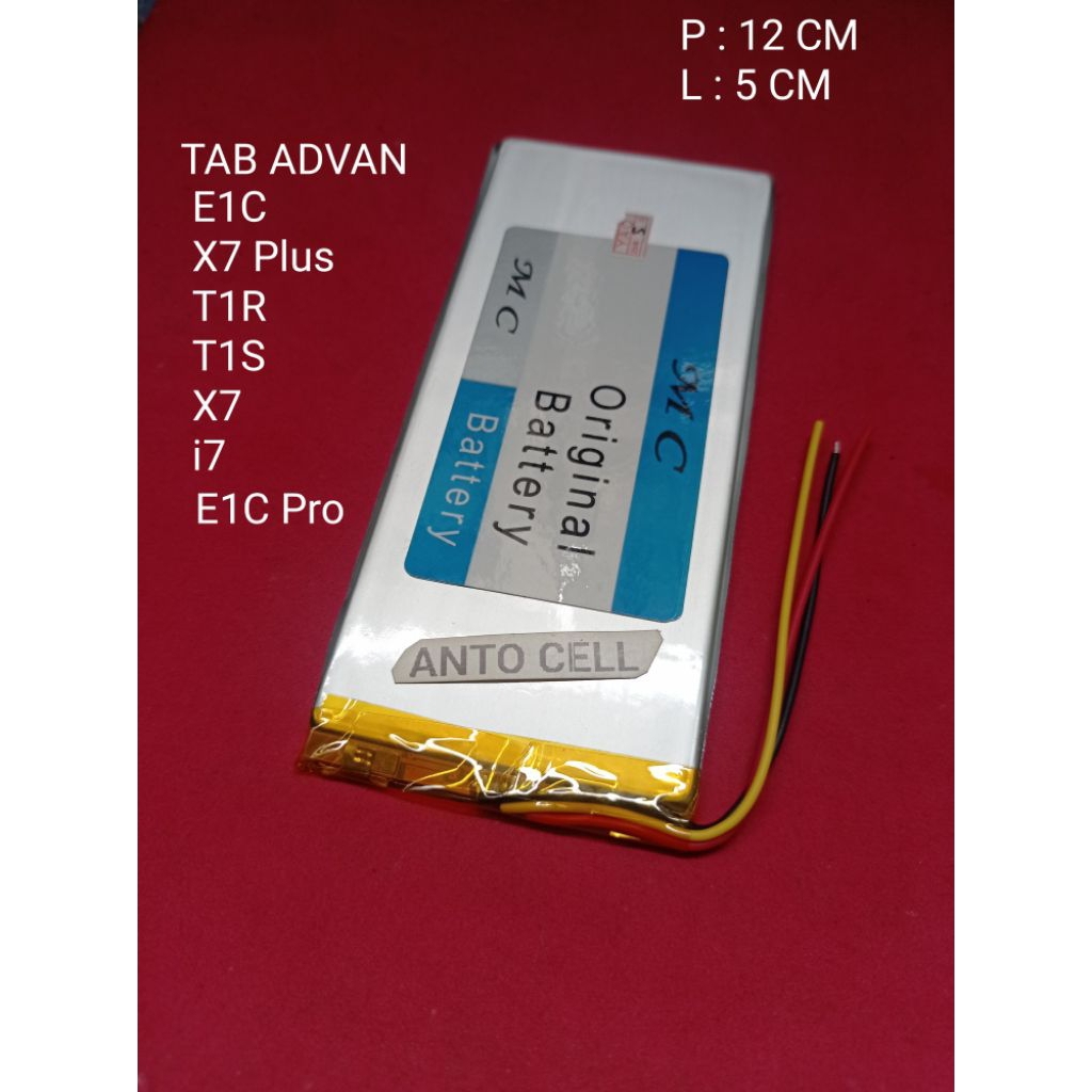 Jual Baterai Batre TAB Tablet Advan E1C / i7 4G / E1C pro / X7 plus ...