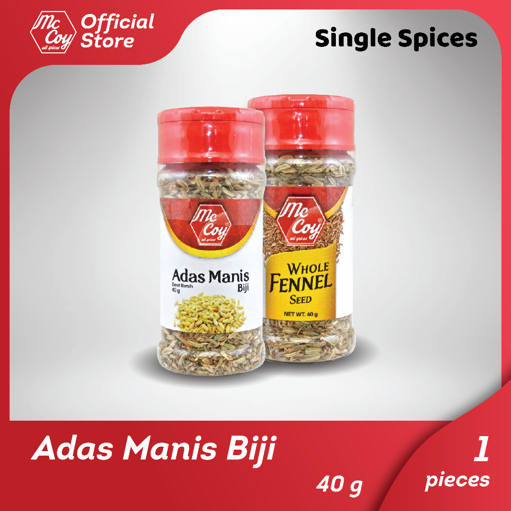 Jual McCoy Adas Manis Biji – Rempah Manis & Aromatik | Untuk Masakan ...