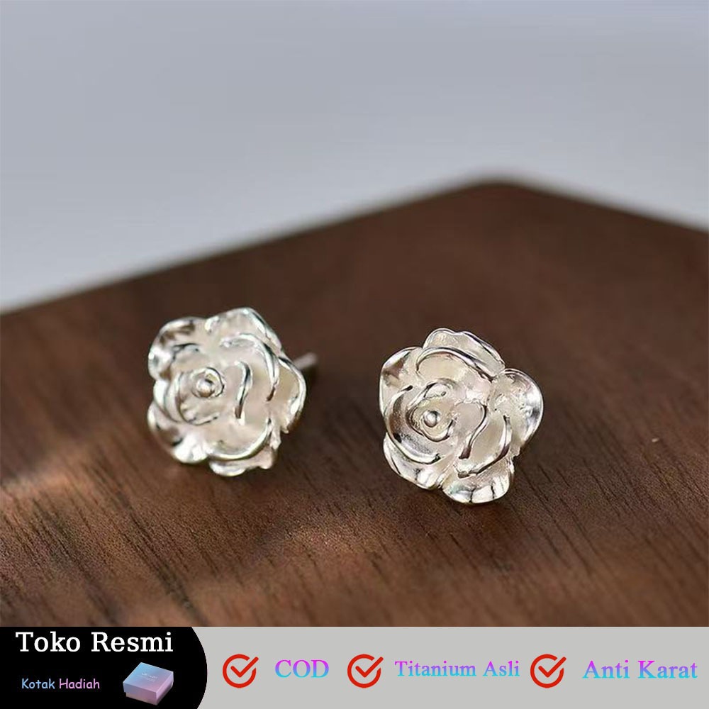 Jual Perhiasan Anting Anting Bunga Sakura Anting Perak Sterling s925 ...