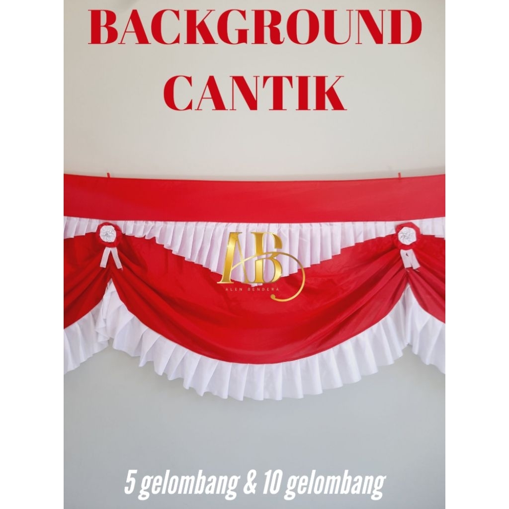 Jual BENDERA BACKGROUND CANTIK MERAH PUTIH | Shopee Indonesia
