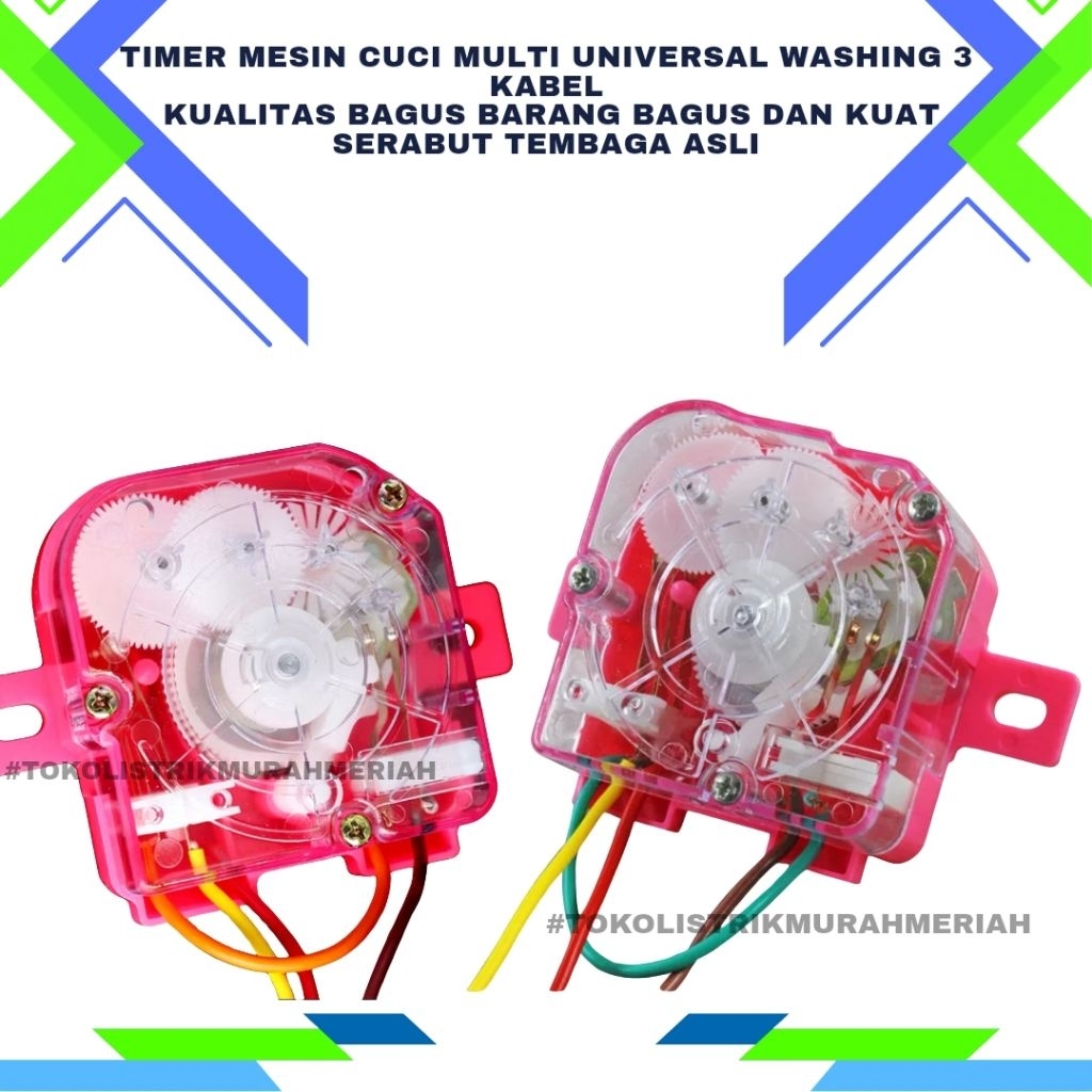 Jual TIMER MESIN CUCI MULTI UNIVERSAL WASHING SPIN 3 TIGA KABEL ...