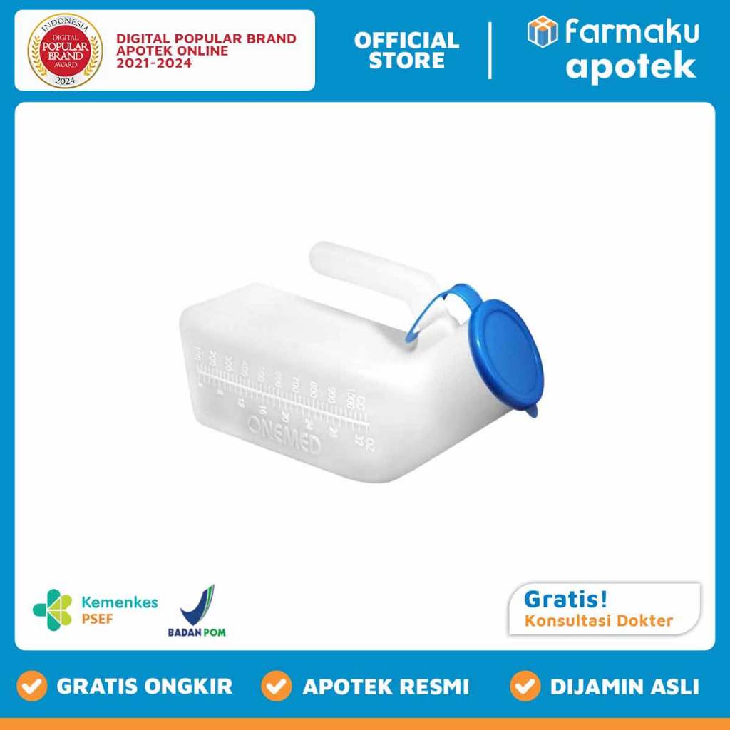 Jual Onemed Urinal Plastik + Tutup Pispot Pria 1 Pcs - TJD | Shopee ...