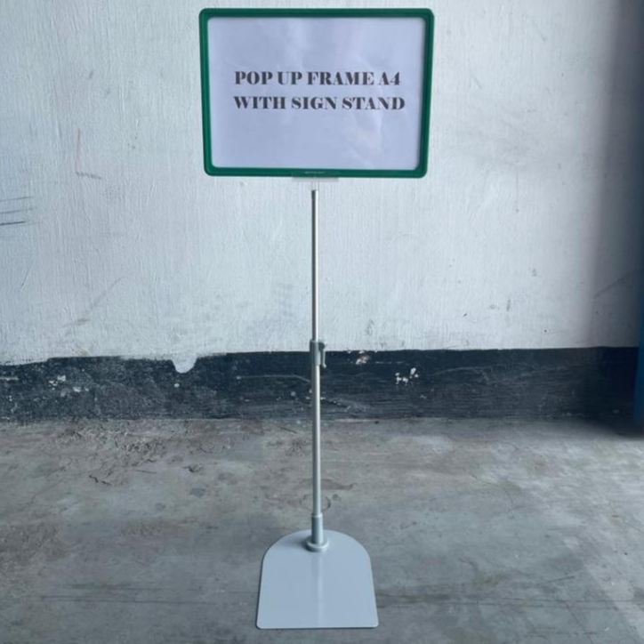 Jual SS-11 Pop Up Frame Promosi A4 With Sign Stand Papan Harga Promo ...