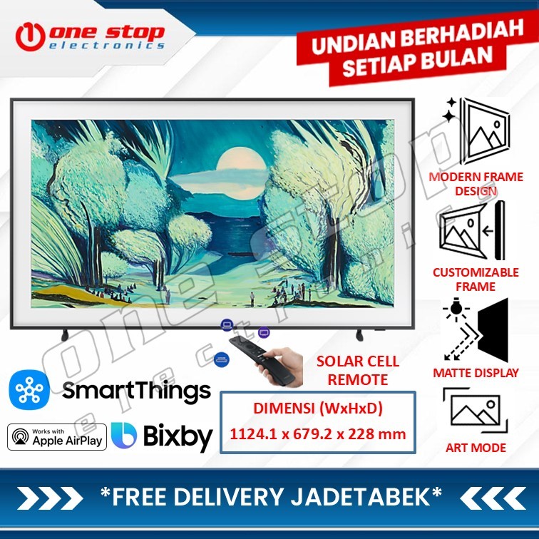 Jual SAMSUNG 50LS03F The Frame 4K QLED Smart TV 50 Inch | Art Mode | Samsung Vision AI | LS03F ...