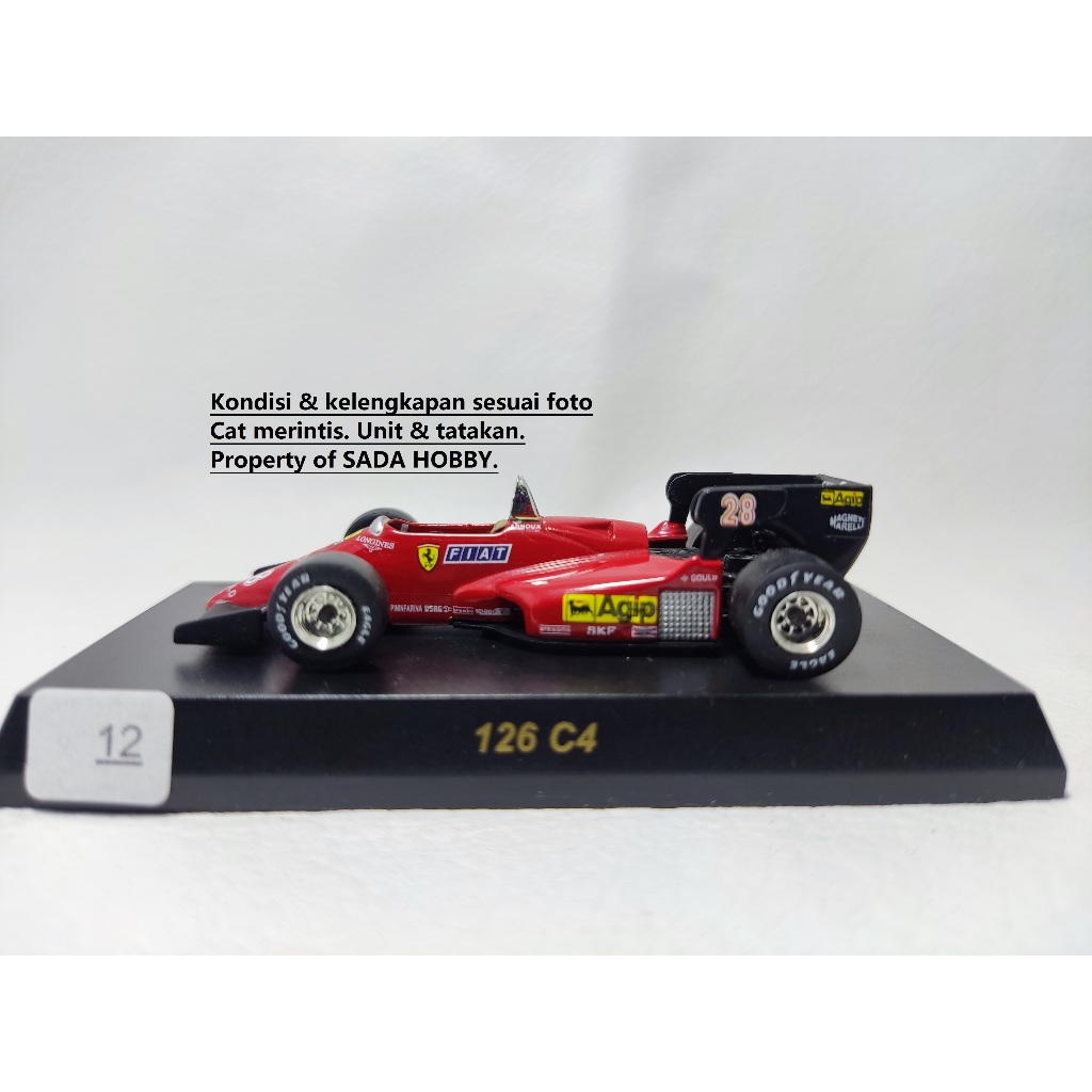 Jual Kyosho 1/64 Ferrari 126 C4 No 28 René Arnoux Unit & Tatakan Only Merintis | Shopee Indonesia