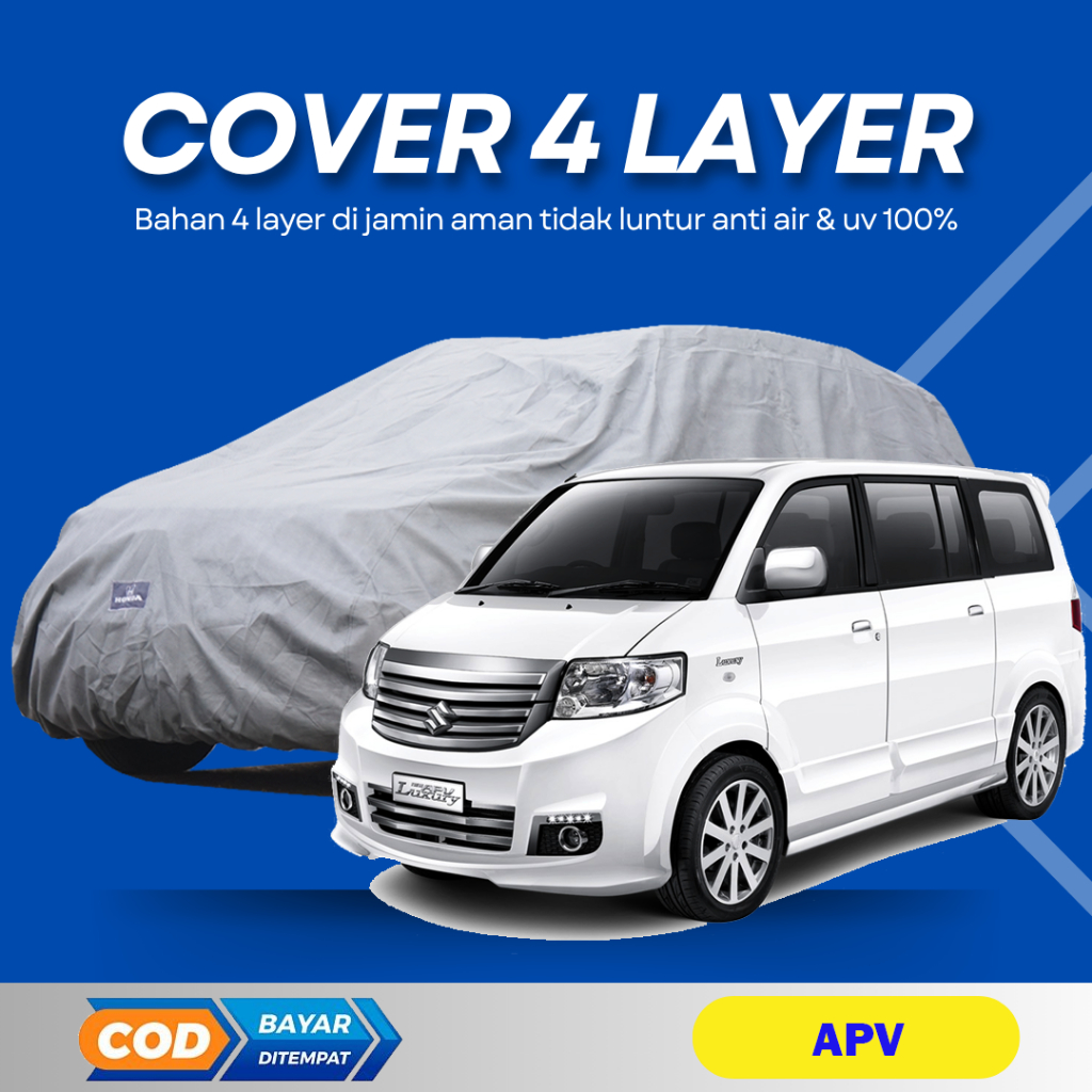 Jual 4 LAYER EXTRA OUTDOOR PREMIUM Body Cover Mobil APV Sarung Mobil ...