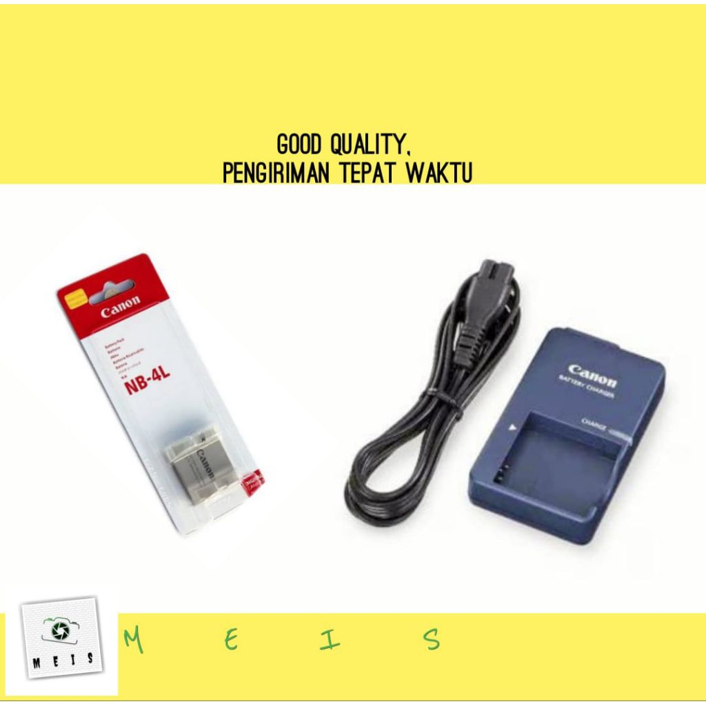 Jual Premium Charger & Baterai Kamera Canon Ixus 115 220 230 255 HS ...