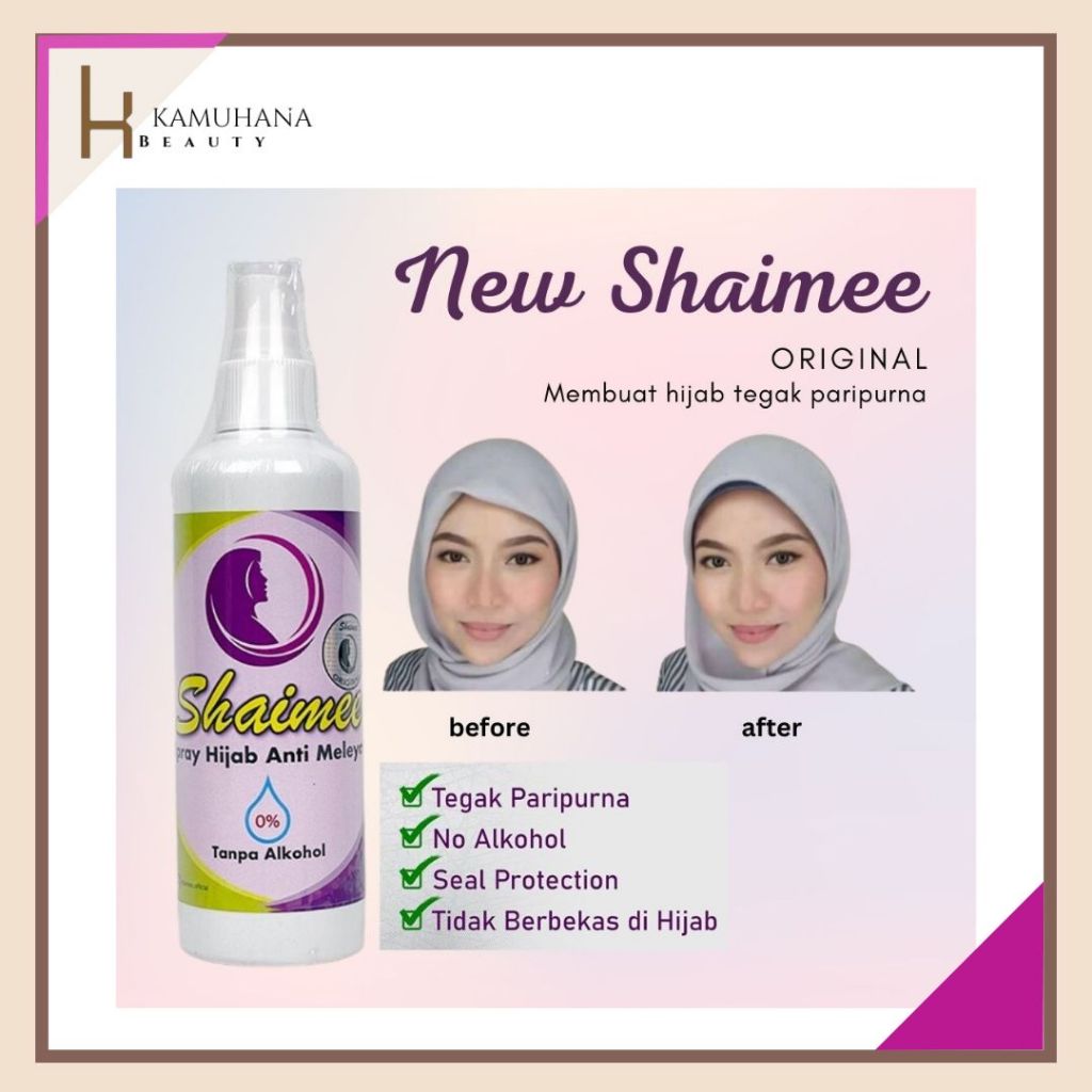 Jual SHAIMEE HIJAB SPRAY ANTI LEYOT PENEGAK HIJAB CONRSKIN BELLA SQUARE ...