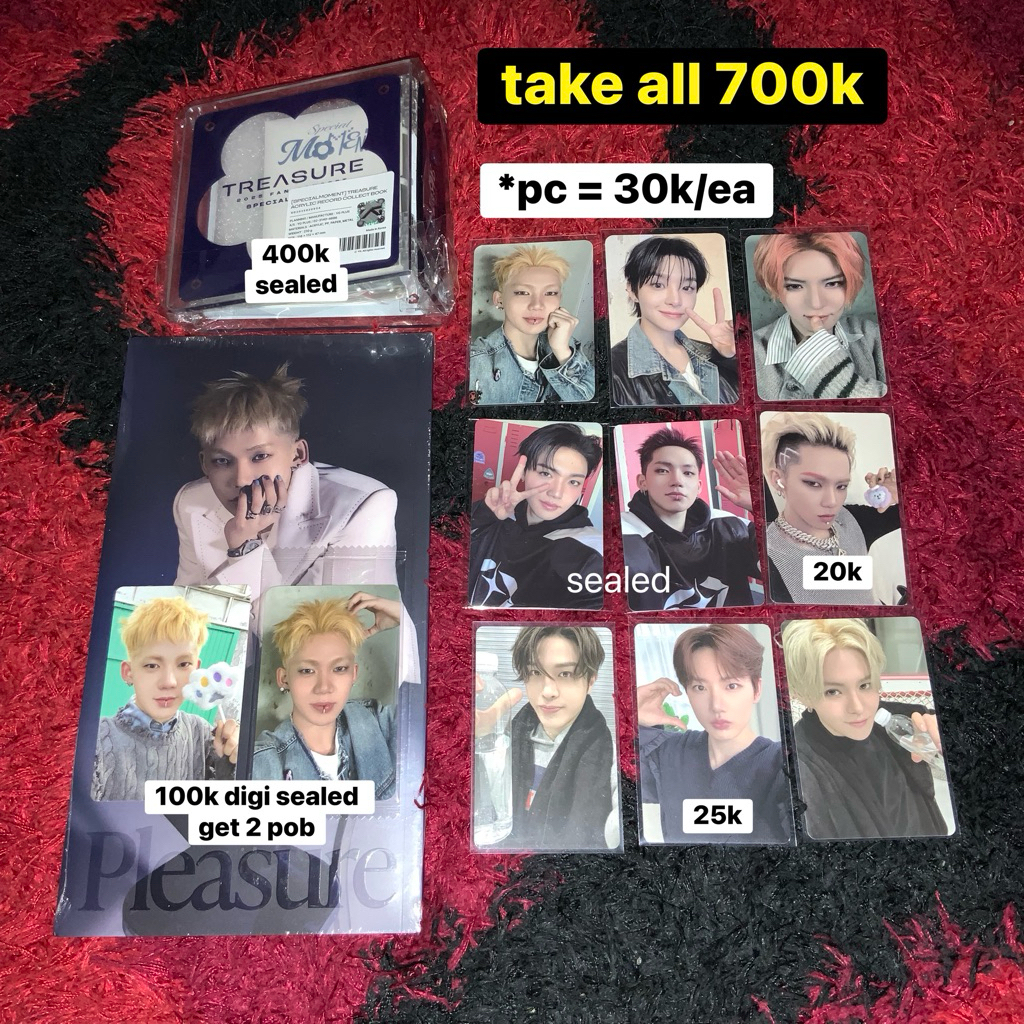 Jual (official ready) wts aab pc photocard treasure grup ot 12 md funny ...