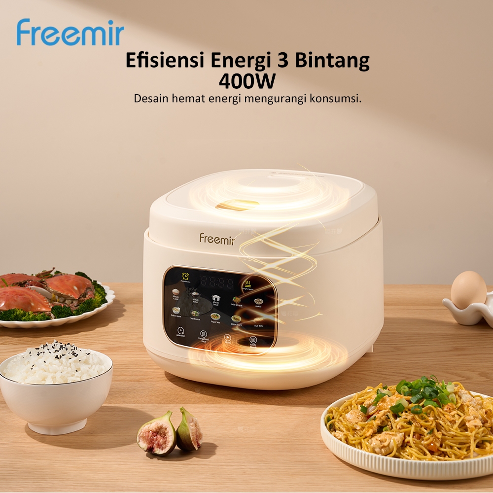 Jual freemir Digital Rice Cooker Low Carbo - Smart Touch Screen 1.5L ...