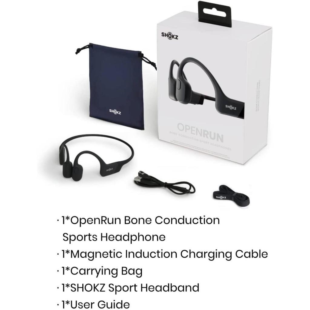Jual Shokz Openrun Aftershokz Open Run Wireless Bone Conduction ...
