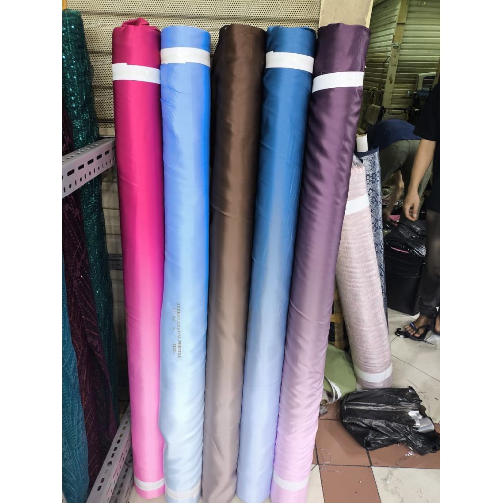 Jual gradasi, kain gradasi, velvet gradasi/bahan satin gradasi bahan ...