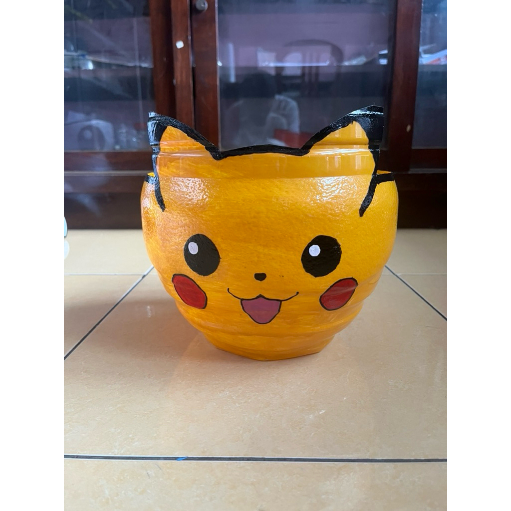 Jual Pot Tanaman Lucu dan Unik Karakter Pokemon Pikachu A | Shopee Indonesia