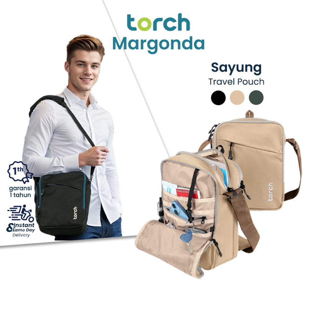 Jual TORCH Sayung Tas Selempang Ipad Tablet 11 Inch Organized Sling Bag ...
