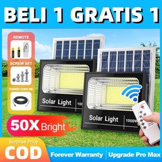 Jual Beli 1 Gratis1 5000W Lampu Tenaga Surya LED 5000W Solar Light IP67 ...